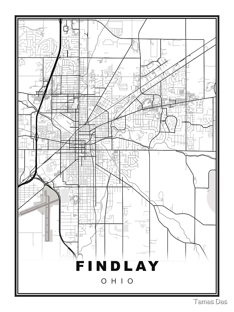 "Findlay Map" Sticker by sibudas | Redbubble