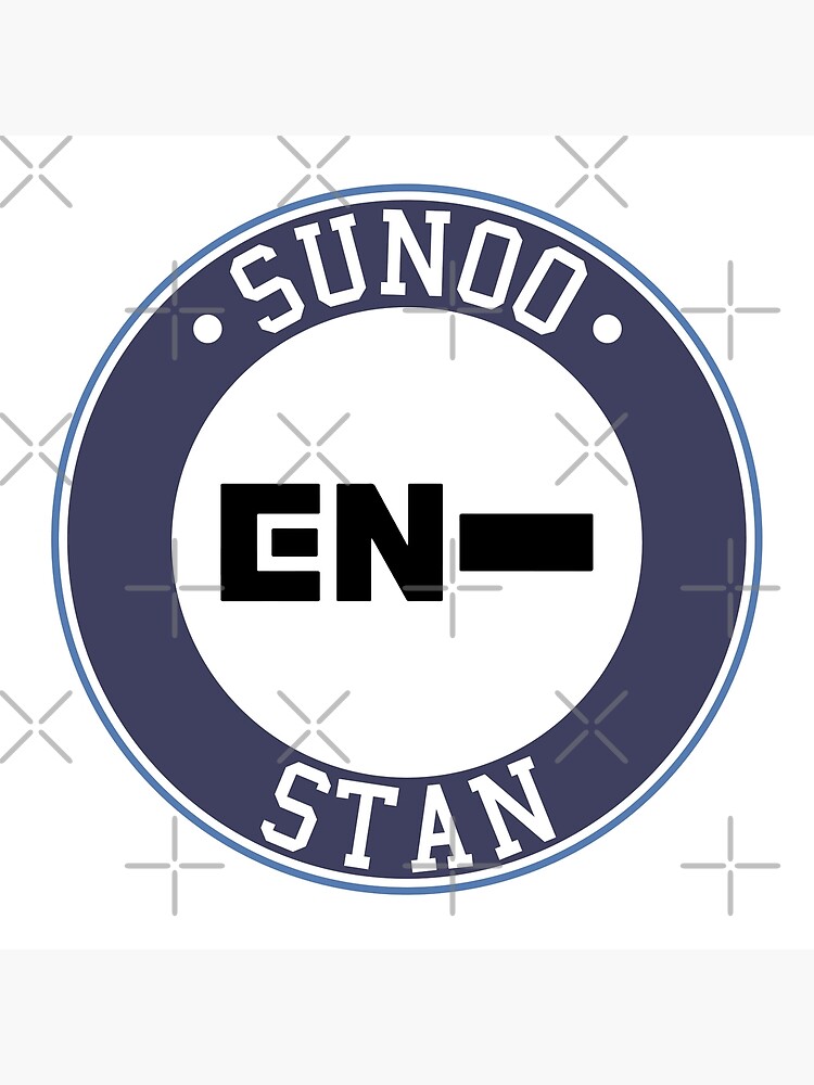 "Enhypen Sunoo stan logo" Art Print for Sale by Morcawork | Redbubble
