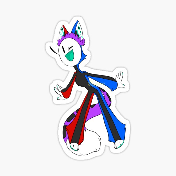 "Bippy Bisexual LGBTQ* Pride MonarchSketches Character" Sticker for ...