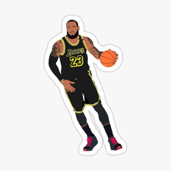 "Lebron James" Sticker for Sale by messimanking | Redbubble