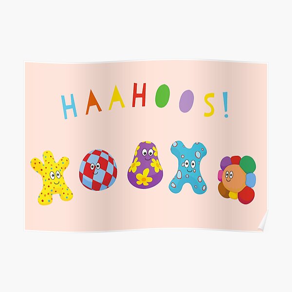"The Haahoos In the night garden " Poster for Sale by oldschool-kids ...