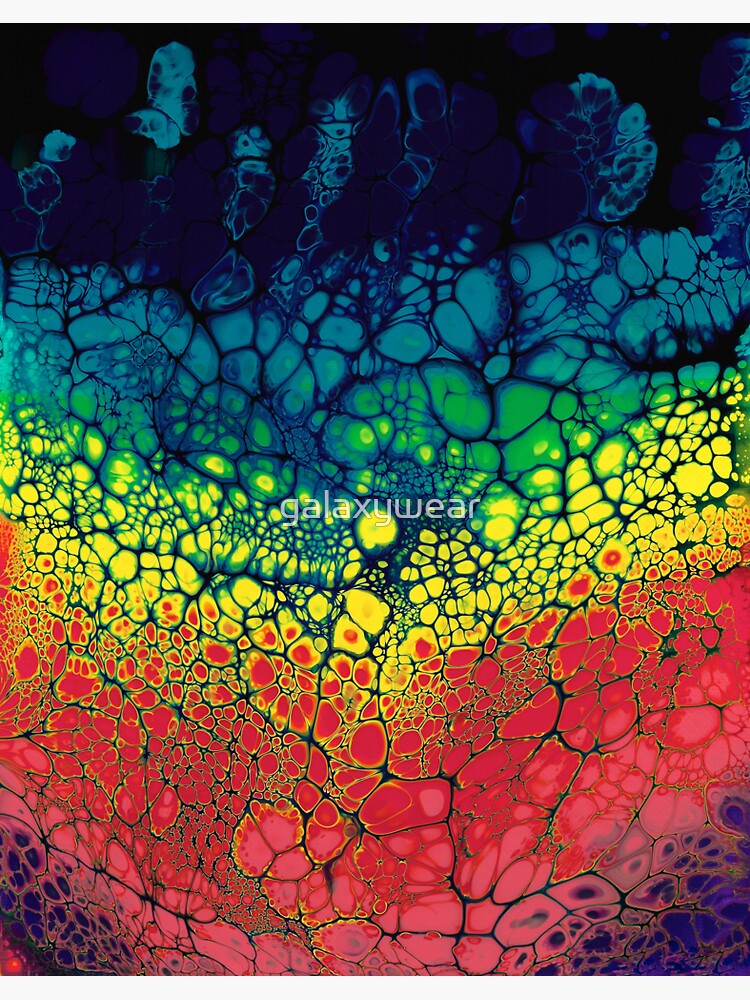 "Rainbow Cells" Sticker for Sale by galaxywear | Redbubble