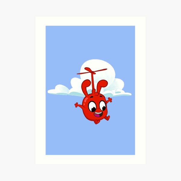 "Morphle helicopter " Art Print by oldschool-kids | Redbubble