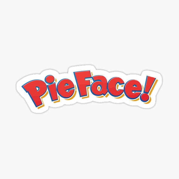 "Pie Face 2 Resto" Sticker for Sale by Ashlan-design | Redbubble