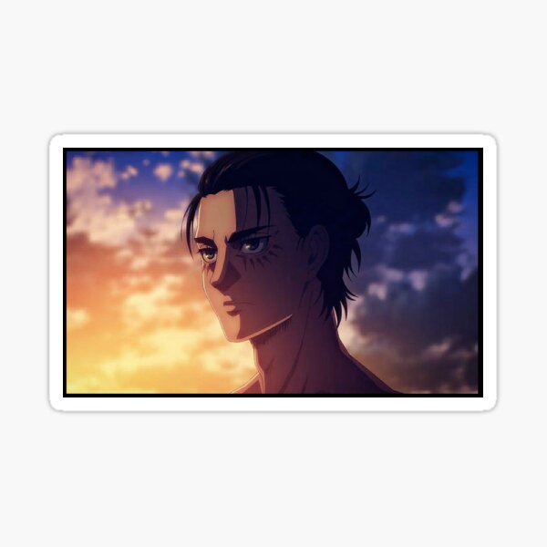 "Attack on titan - Eren " Sticker by kroma22 | Redbubble