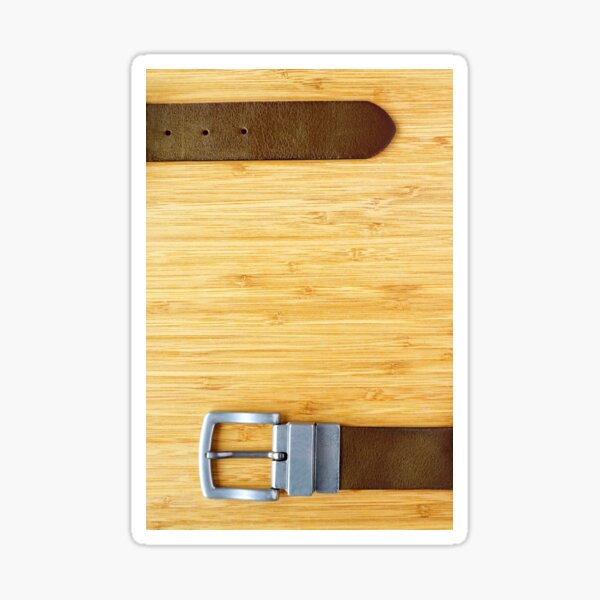 "Leather Belt Hinges" Sticker for Sale by NavorolArt | Redbubble