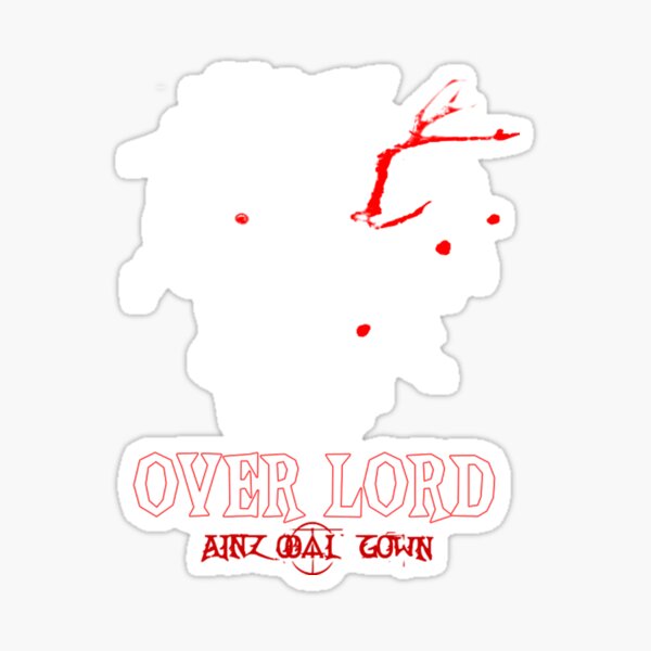 "Over lord" Sticker by Cybertruck2024r | Redbubble