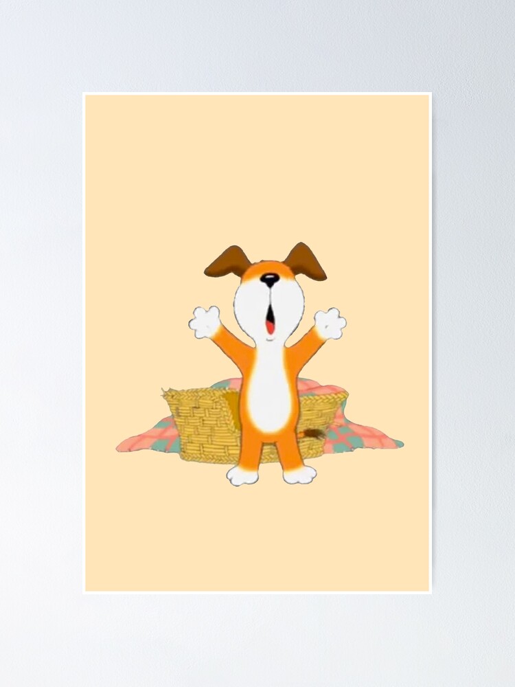 "Kipper the dog" Poster for Sale by oldschool-kids | Redbubble