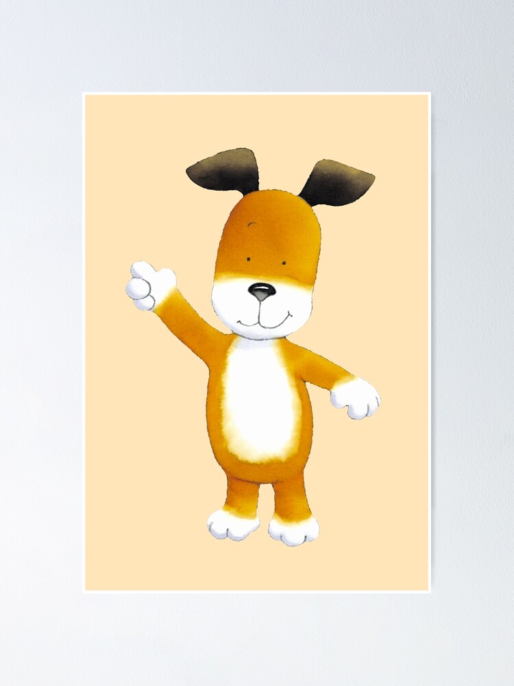 "Kipper the dog" Poster by oldschool-kids | Redbubble