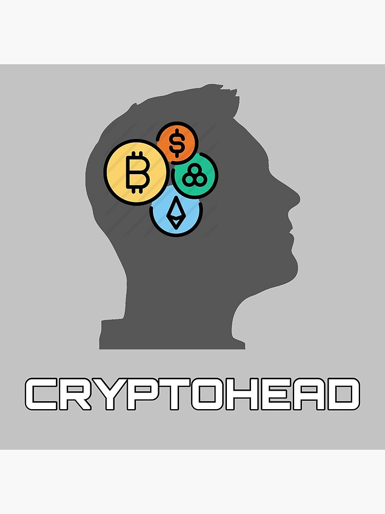 "Cryptohead" Poster for Sale by musheert | Redbubble