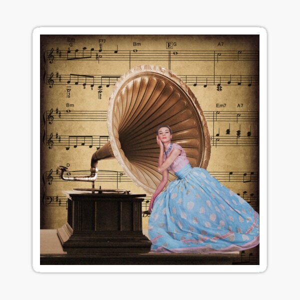 "Collage "Aria"" Sticker by MilicaTepavac | Redbubble