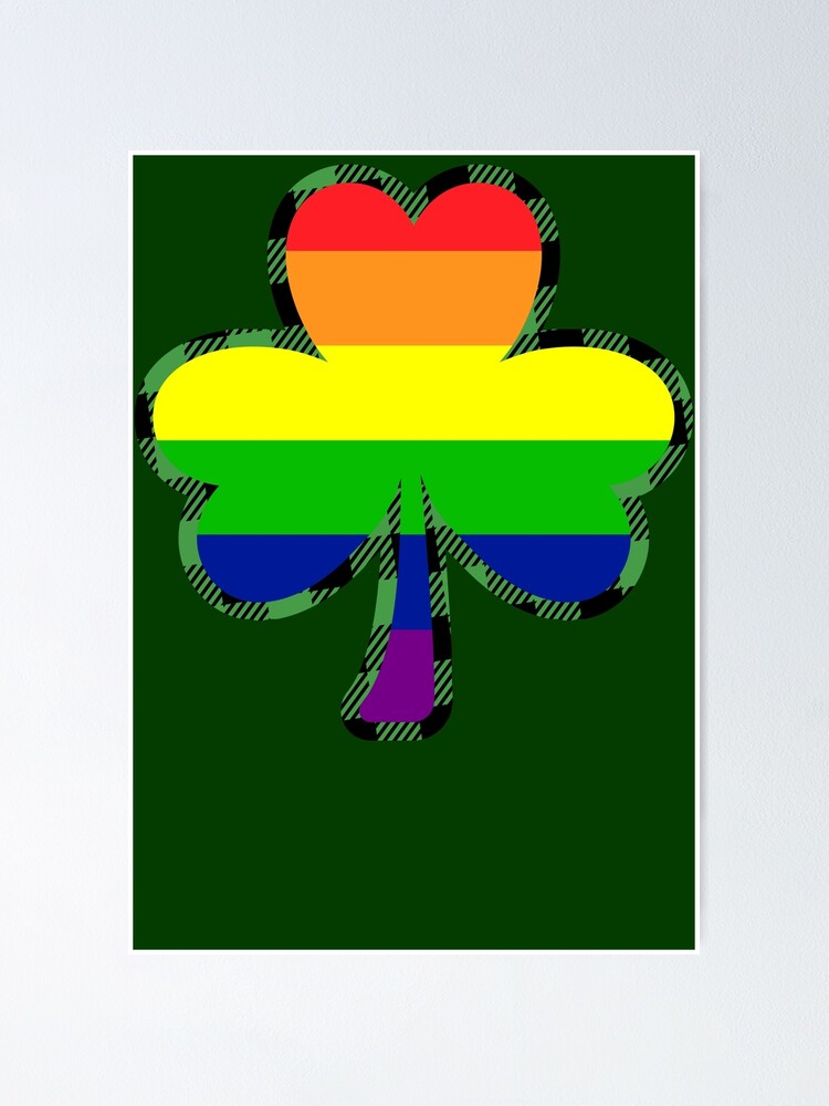 "Rainbow Shamrock" Poster by PanosTsalig | Redbubble
