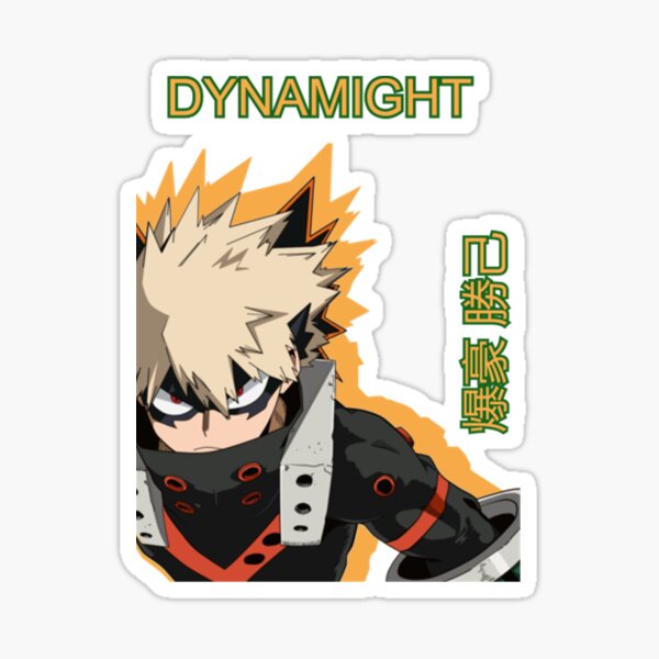 Pegatina «MHA Dynamight Katsuki Bakugo My Hero Academia» de ...