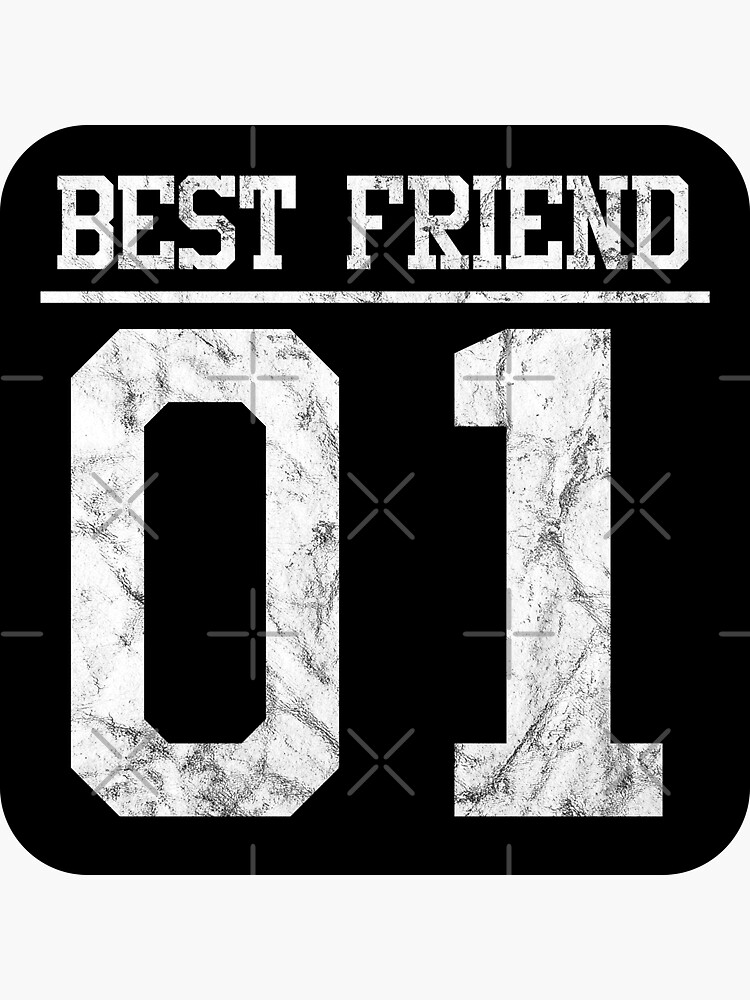 "Best Friend Number 1" Sticker for Sale by titanosdesign | Redbubble