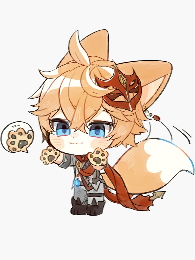 "Genshin Impact Childe" Sticker for Sale by animeshoppu | Redbubble