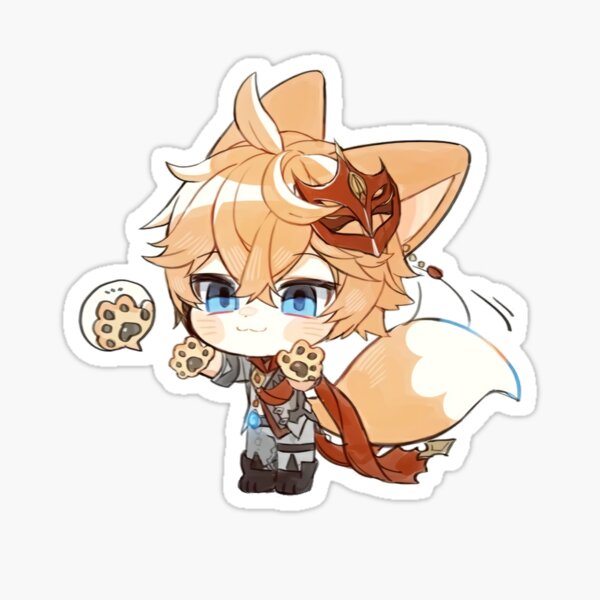 "Genshin Impact Childe" Sticker for Sale by animeshoppu | Redbubble