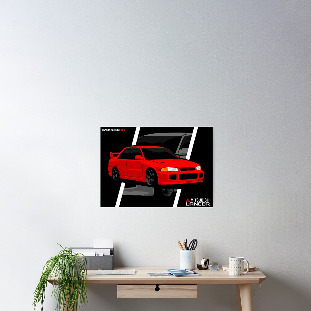 "Lancer Evo 3 Vector Art" Poster for Sale by UpoKhalifa | Redbubble