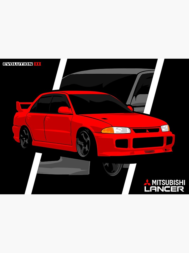"Lancer Evo 3 Vector Art" Poster for Sale by UpoKhalifa | Redbubble