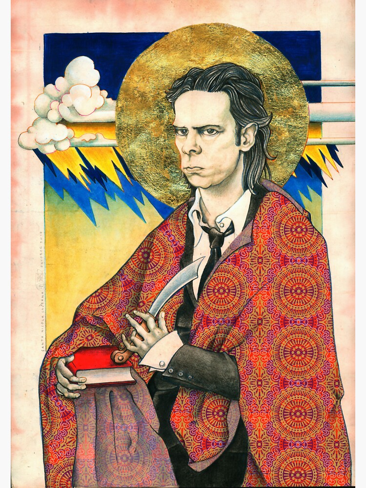 "Nick Cave illustration" Sticker for Sale by art-a-gogo | Redbubble