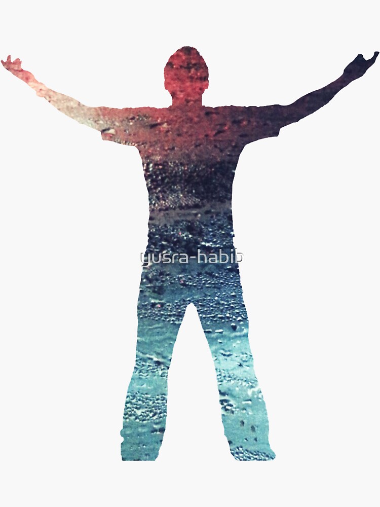 "Open arms" Sticker by yusra-habib | Redbubble