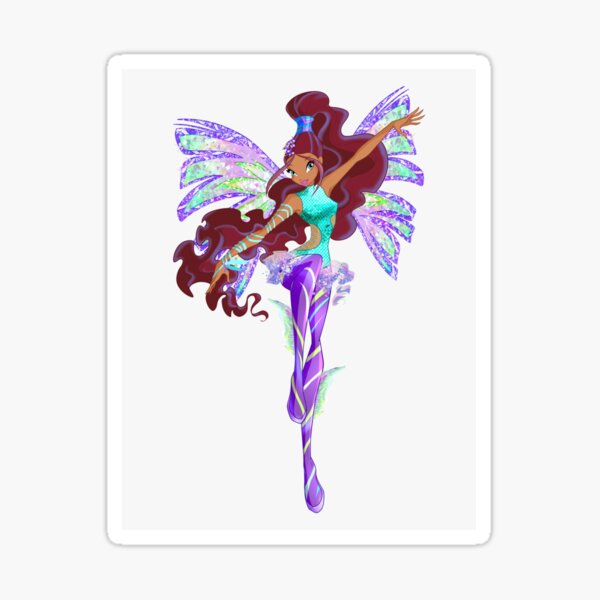 "winx club merch aisha" Sticker by winxclubmerch | Redbubble