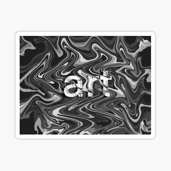 "art, marble effect" Sticker for Sale by keemsshop | Redbubble