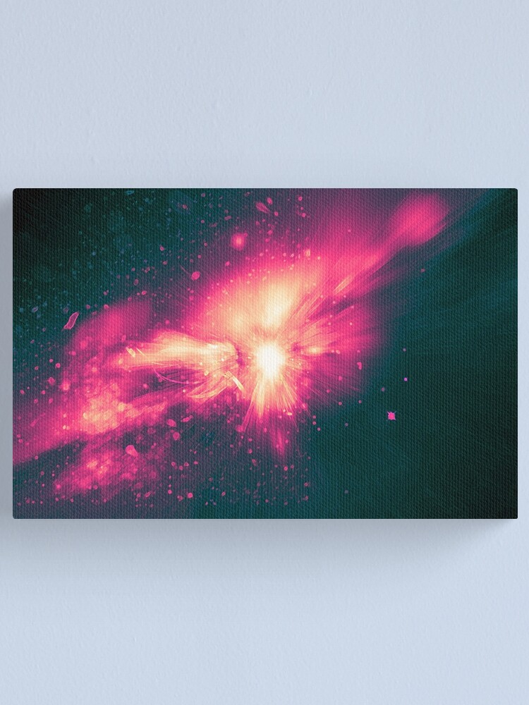 "Abstract blacklight posters hypercolor stars nebula galaxy" Canvas ...