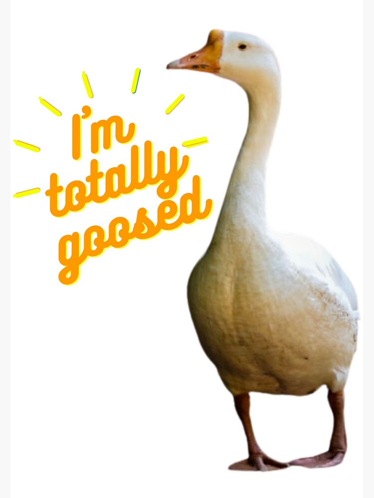 "quote mode untitled goose sticker" Sticker for Sale by LavishForm ...