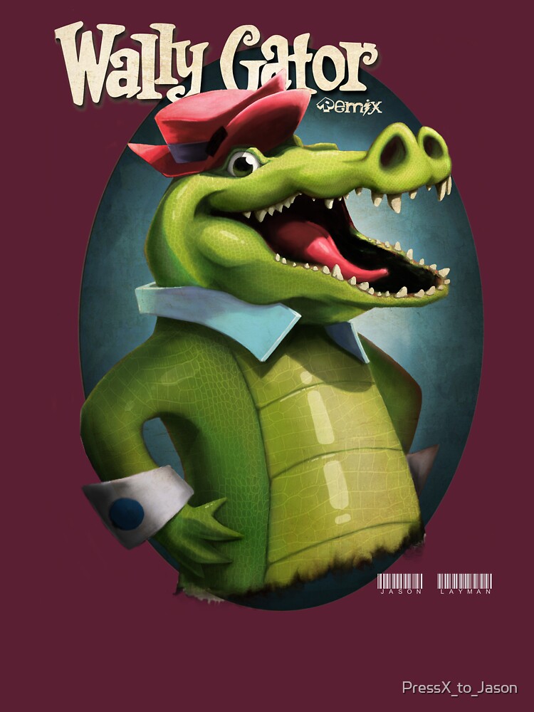 "Wally Gator, the Remix" Essential T-Shirt for Sale by Jason Layman ...