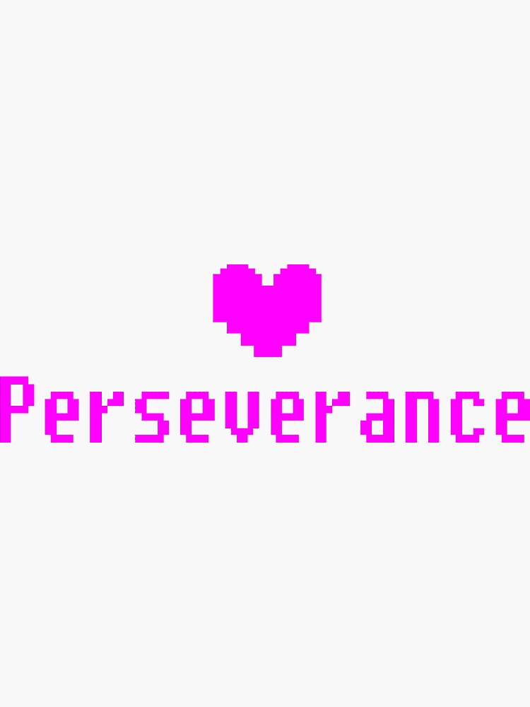 "Undertale Purple Soul, Perseverance" Sticker for Sale by WytNyt ...