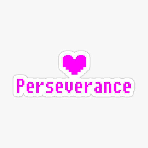 "Undertale Purple Soul, Perseverance" Sticker for Sale by WytNyt ...
