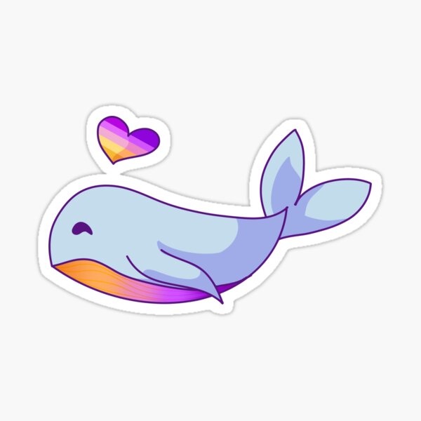 "Trixic Pride Space Whale " Sticker for Sale by ForTheFrogWar | Redbubble