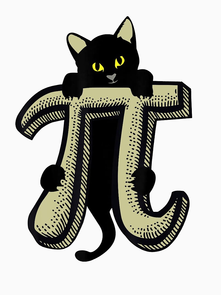 "Cat Pi Teacher Student Cat Lovers Gift Pi Day" T-shirt for Sale by ...