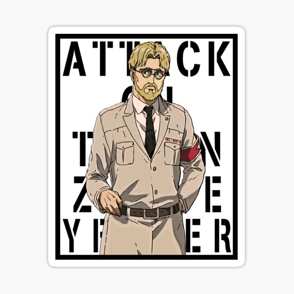 "Attack on Titan - Zeke Yeager" Sticker for Sale by Animania-AnimeS ...