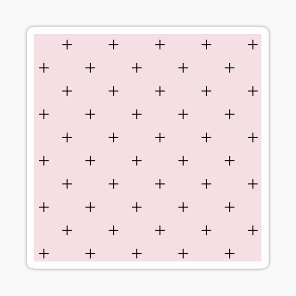 "Cute and simple plus sign design" Sticker by Nisecheese | Redbubble