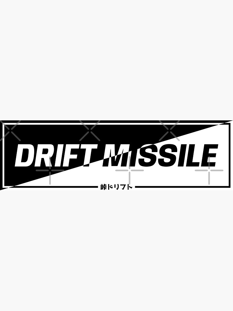 "Drift Missile" Sticker for Sale by goldentuners | Redbubble