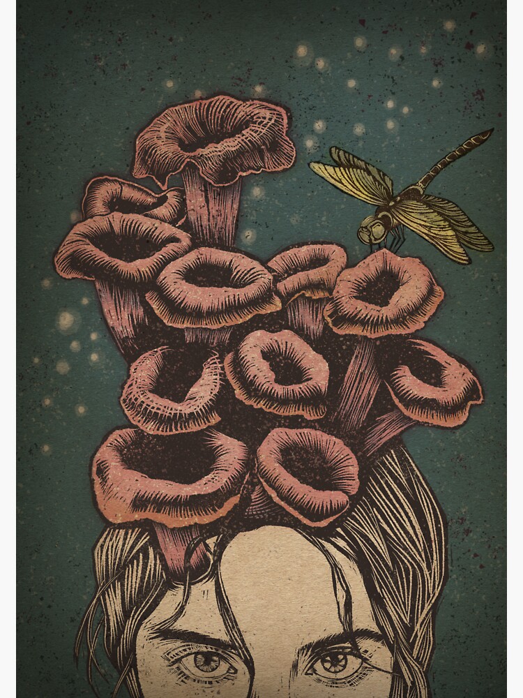 "Rotten Head" Sticker for Sale by Littlebadwren | Redbubble