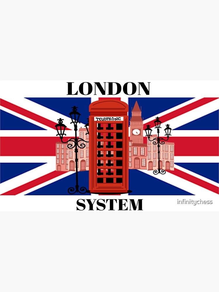 "London System" Sticker by infinitychess | Redbubble