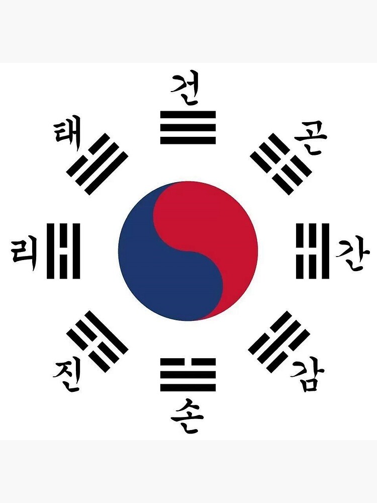 "Korean TKD flag" Poster for Sale by BlueDragonTKD | Redbubble