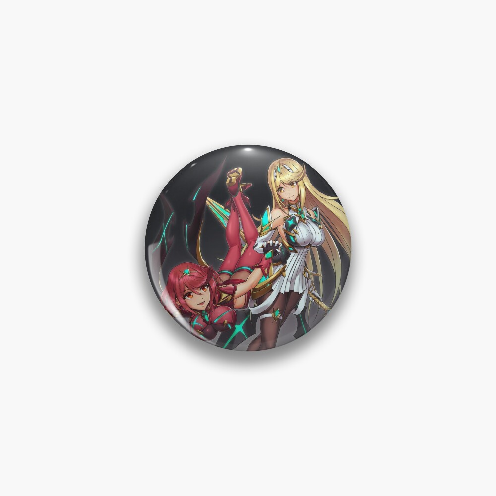 "Pyra and Mythra" Sticker for Sale by hybridmink | Redbubble