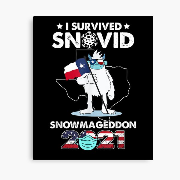 Snowmageddon Canvas Prints | Redbubble