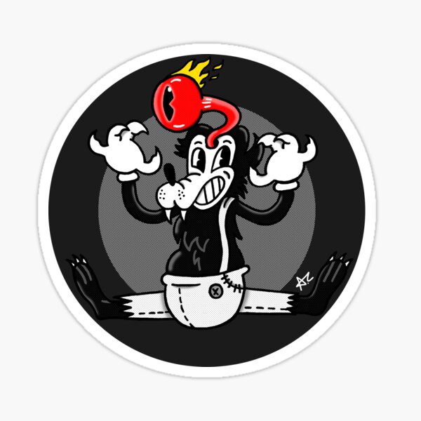 "BLACK SHUCK - MONSTER MASH" Sticker for Sale by Cookie2805 | Redbubble