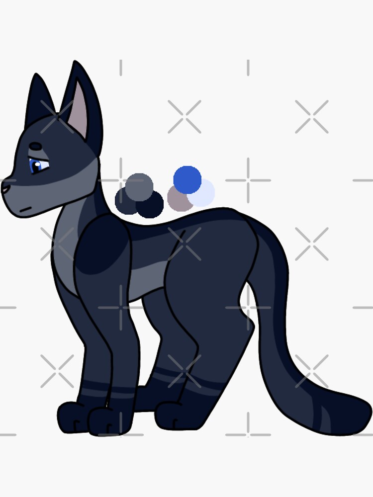 "Crowfeather Ref" Sticker by ceolsonart | Redbubble