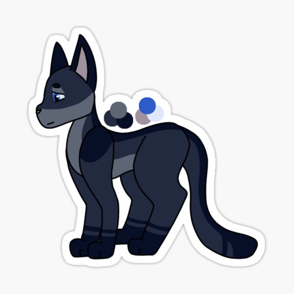 "Crowfeather Ref" Sticker by ceolsonart | Redbubble
