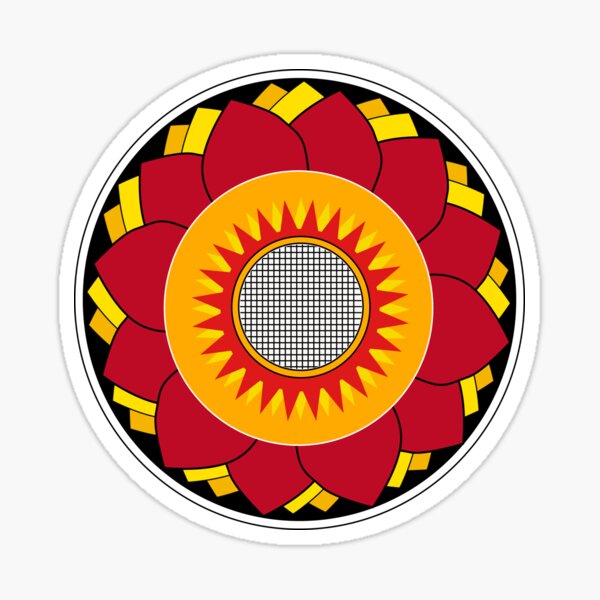 "Sri Lankan Lotus Flower Art " Sticker for Sale by Azlanart | Redbubble