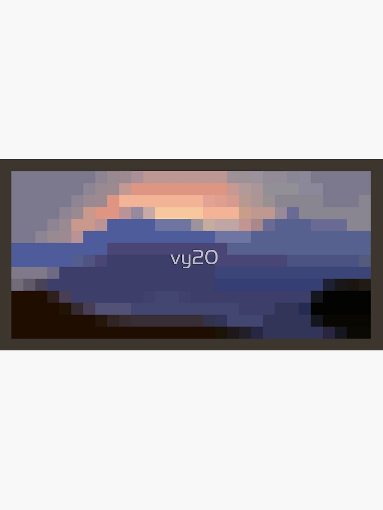 Minecraft Sunset Painting Premium Matte Vertical Poster sold by Brian ...