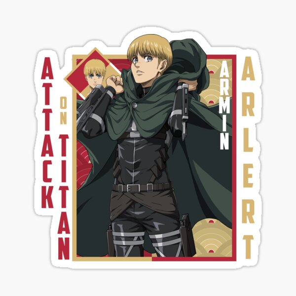 "Attack on Titan - Armin Arlert" Sticker by Animania-AnimeS | Redbubble