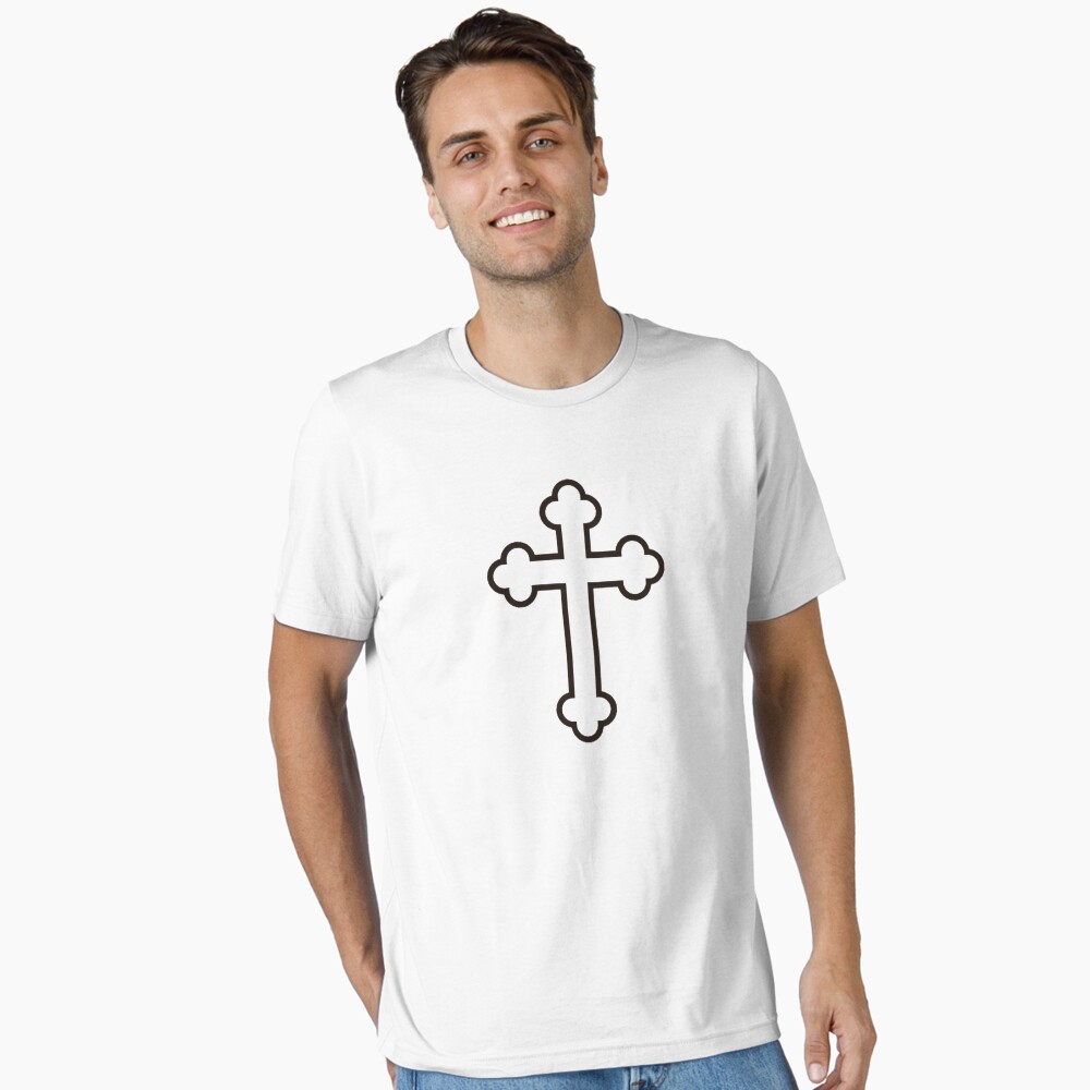 "Budded Cross" Sticker for Sale by mikoala50 | Redbubble