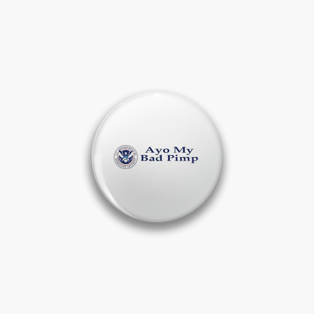 "Ayo My Bad Pimp Homeland Security" Sticker for Sale by juliahvarner ...