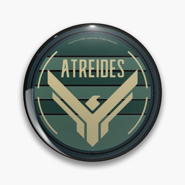 "Atreides House Circular Art Design (on black) - Dune (2021 film)" Pin ...